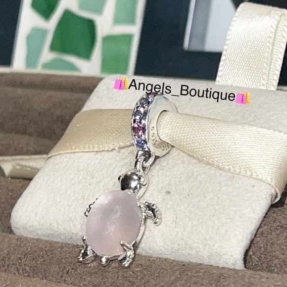 Pandora | Jewelry | New Pandora Murano Glass Pink Sea Turtle Dangle ...